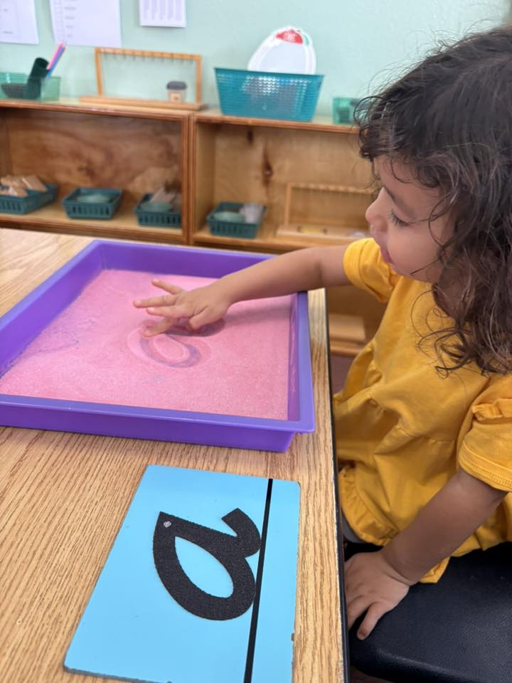 Practicing Our Letter Tracing - Casa Niños School of Montessori, Inc.